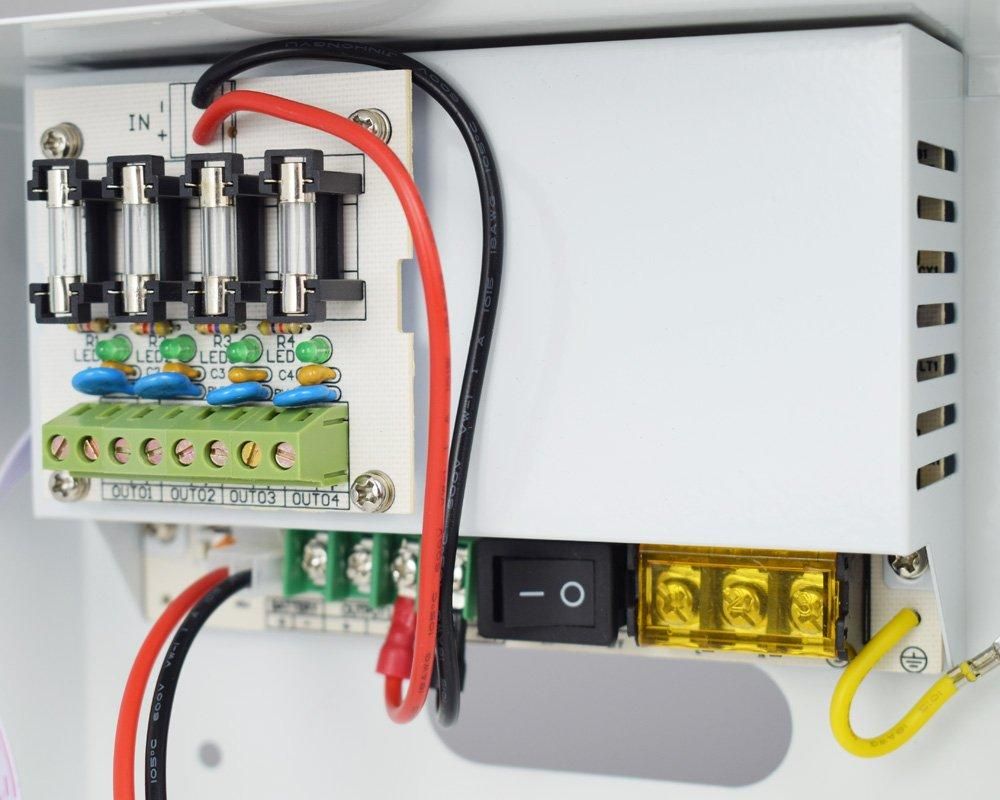 Sursa alimentare cu Back-up 12V-5AH si cu 4 iesiri protejate ZTP1205B ...